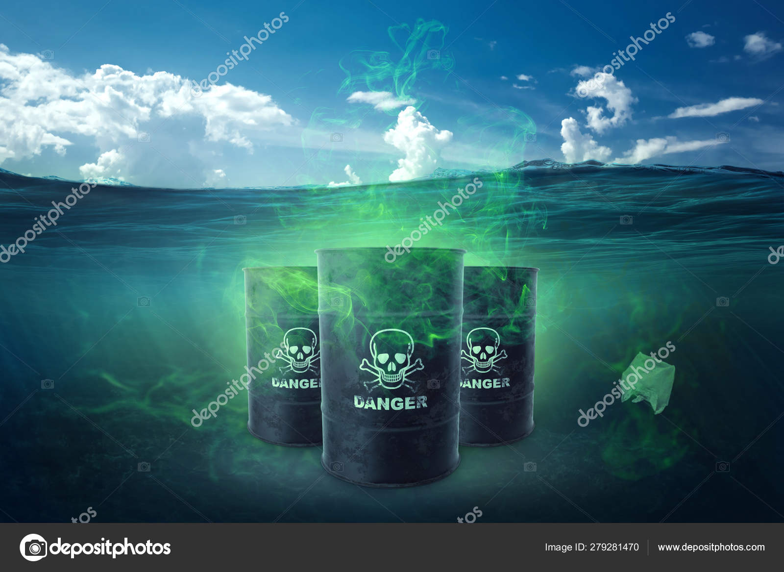 Ocean Pollution Toxic Waste