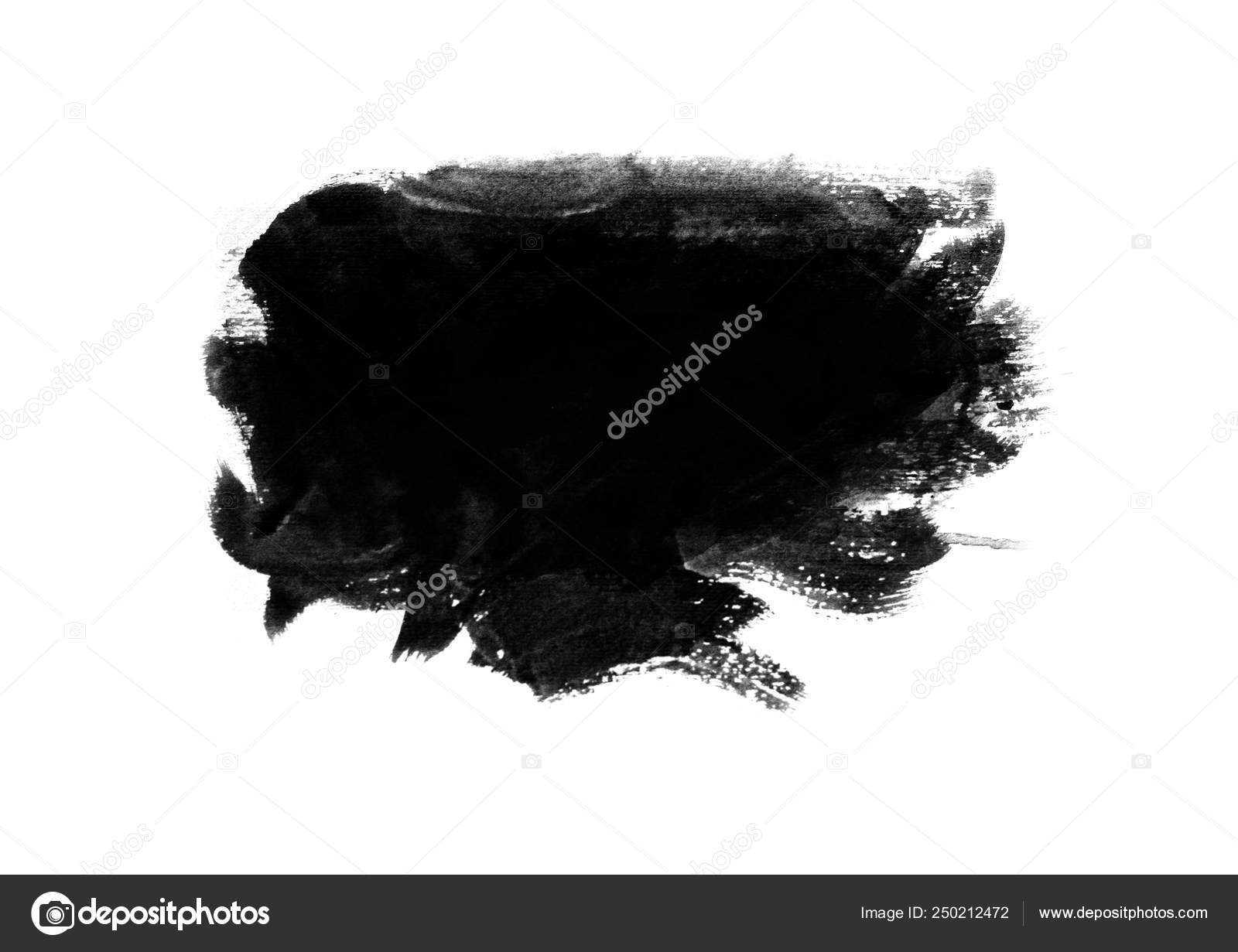 Color patches graphic brush strokes design effect element for ba Stock ...