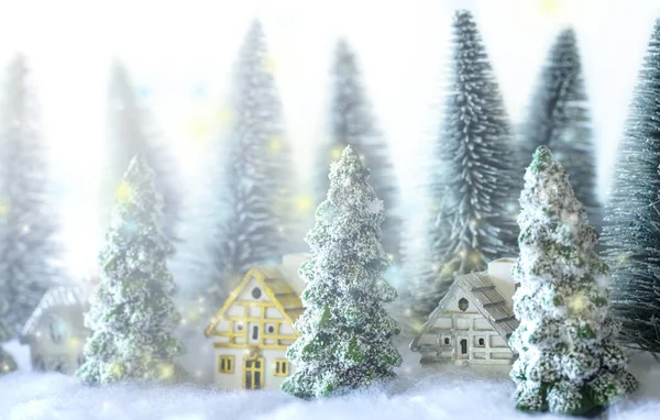 Snowy christmas village Stock Photos, Royalty Free Snowy christmas ...