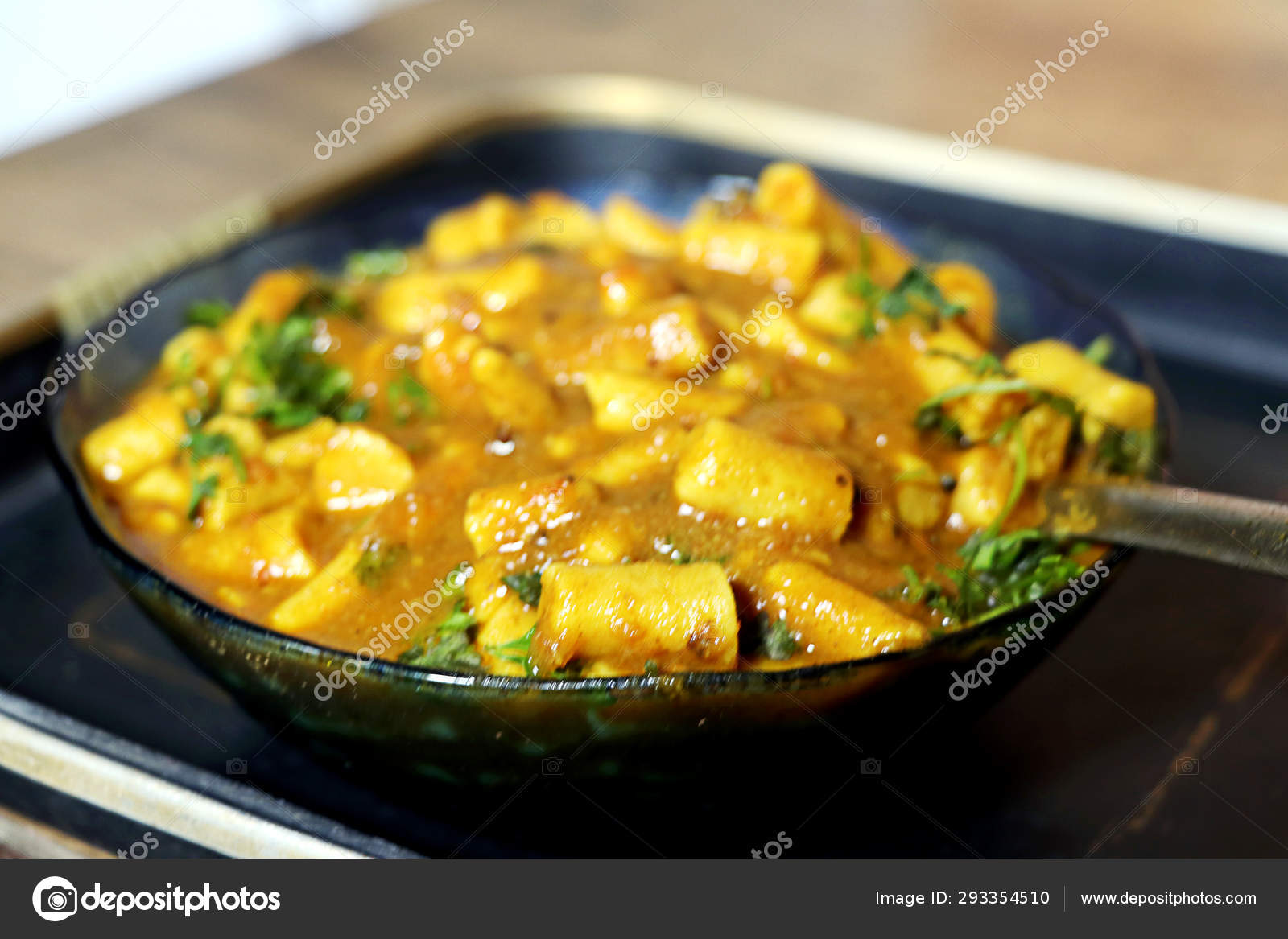 Gatta curry o gatte ki sabji o gatte ki saag - Estilo indio sabroso ...