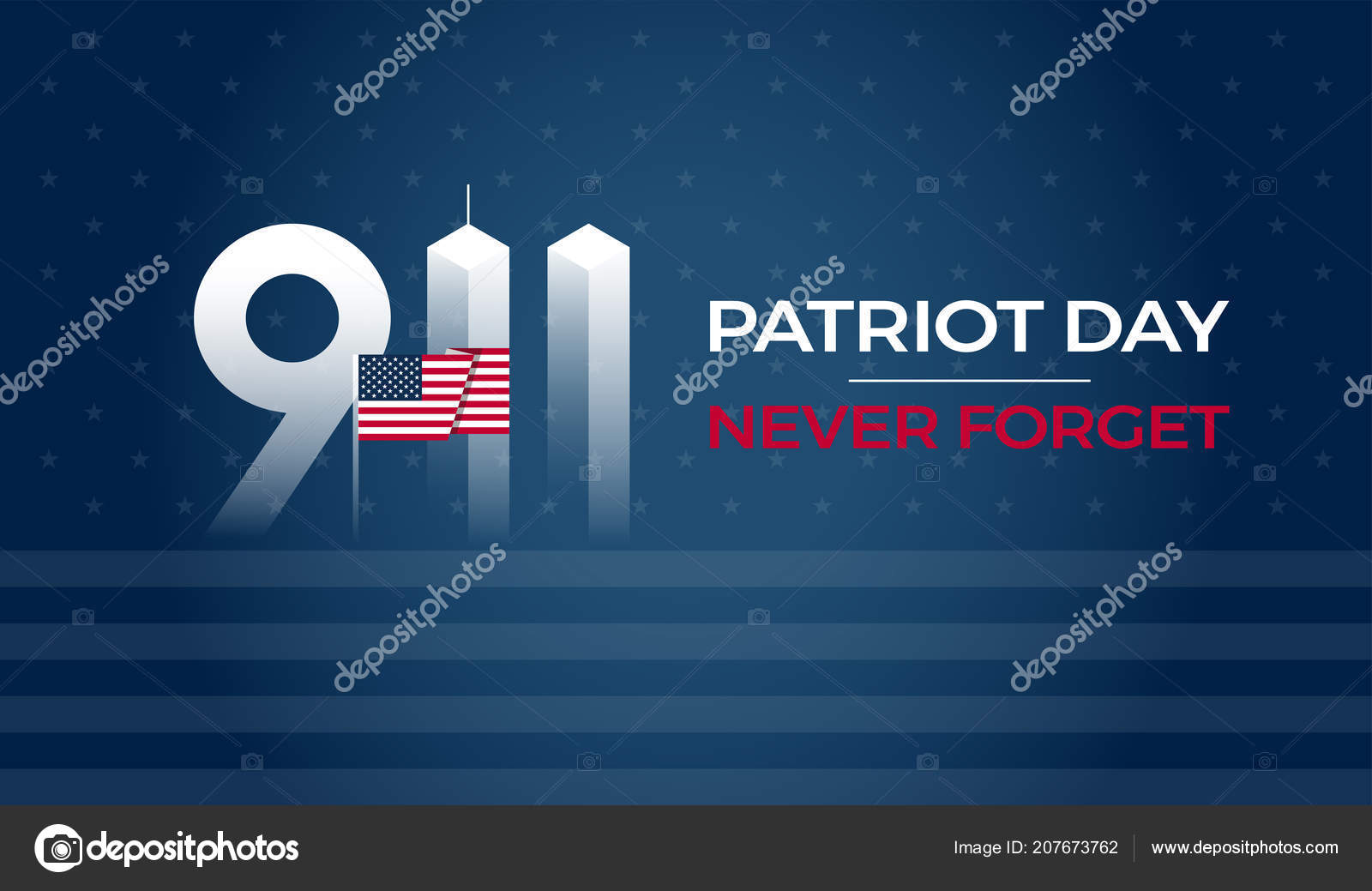 911 Never Forget Banner