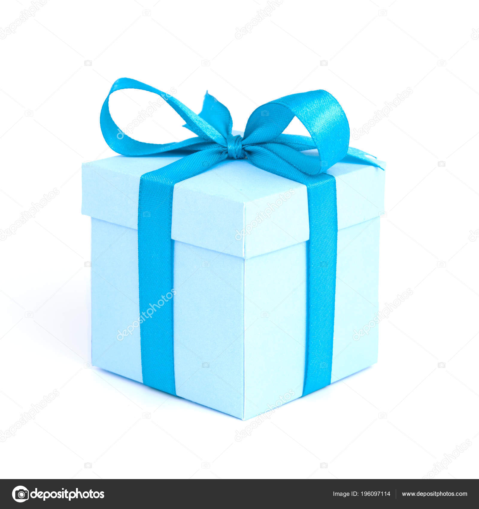 Blue Christmas Gift Box