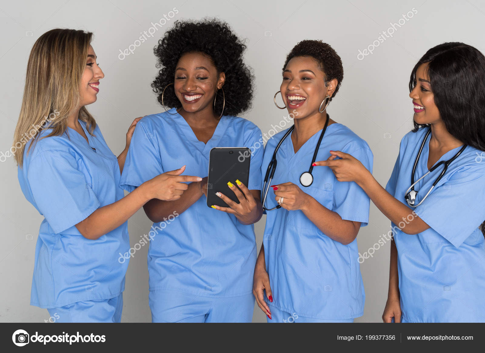 Large Group Of Nurses