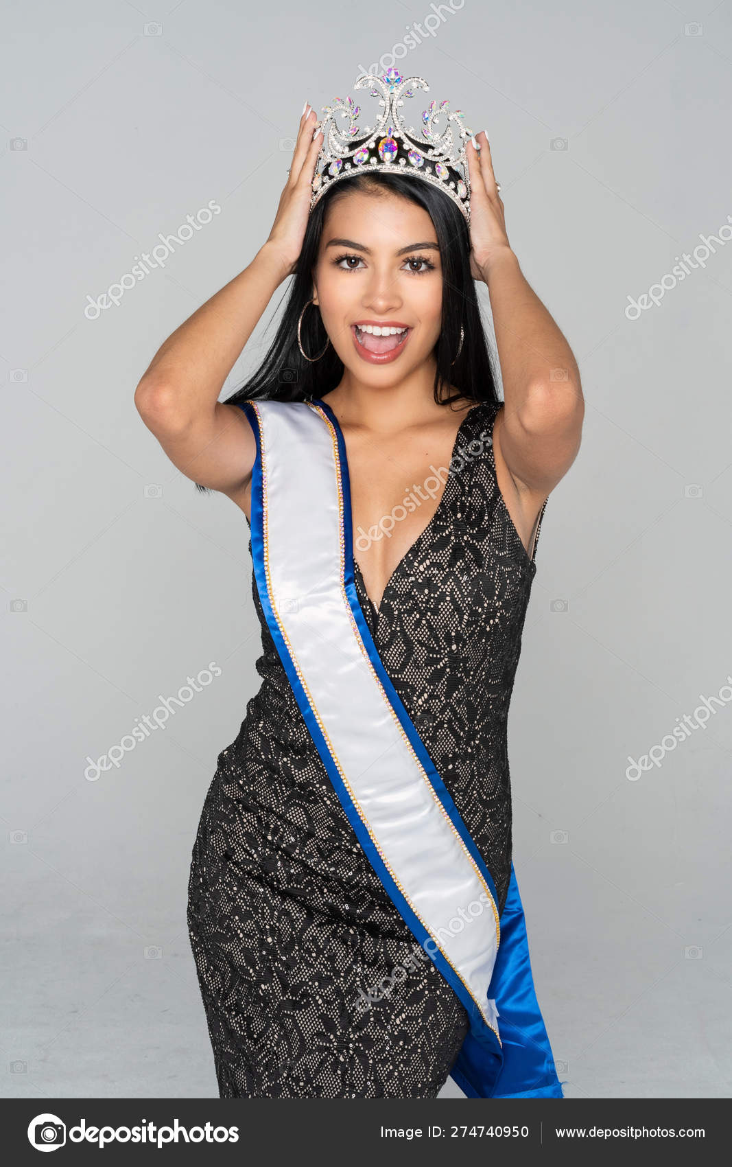Beauty Pageant Crown And Sash