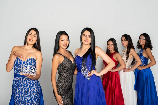 Beauty Pageant Contestants — Stock Photo © rmarmion #275030524