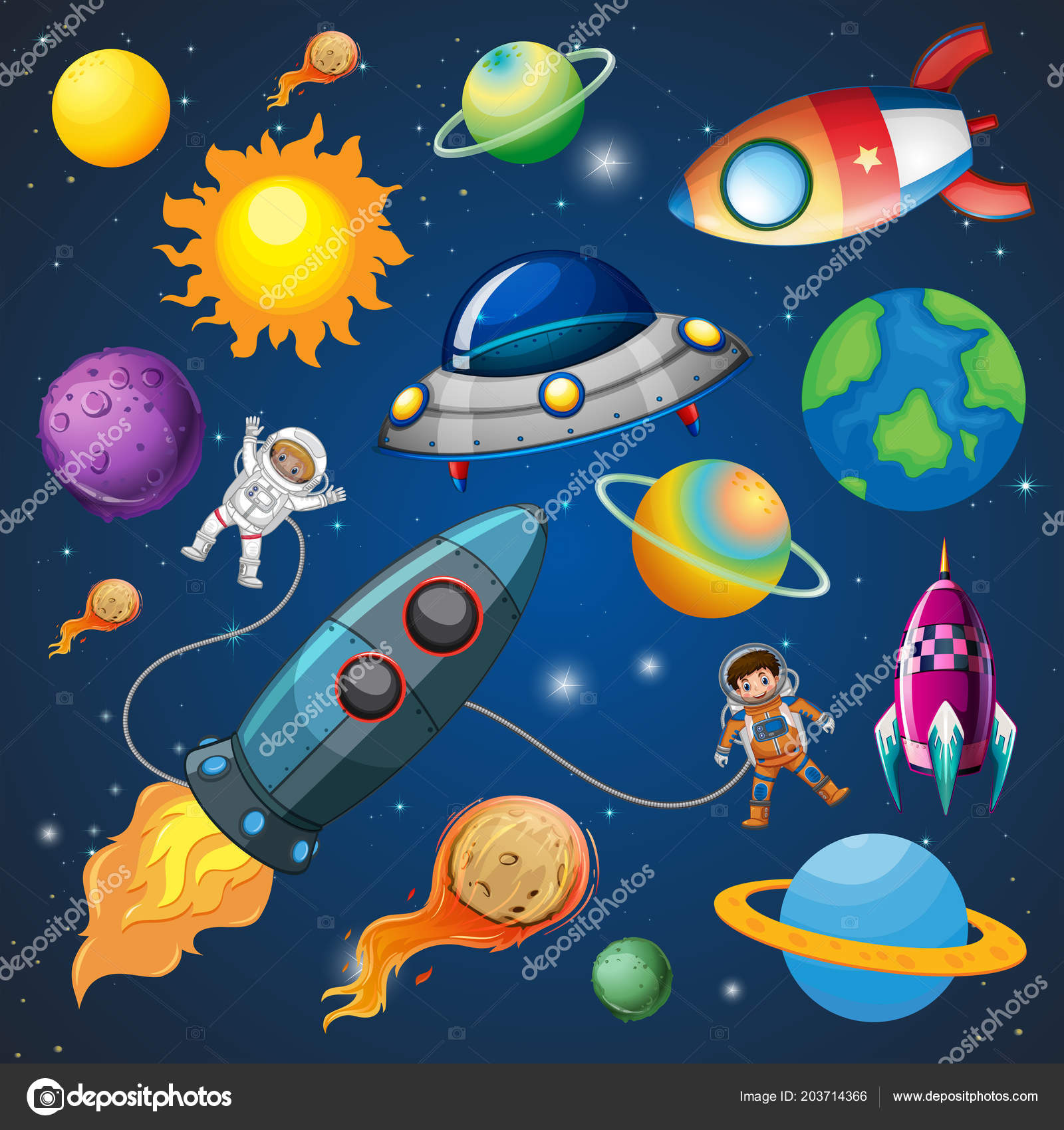 Astronaut Rockets Inside