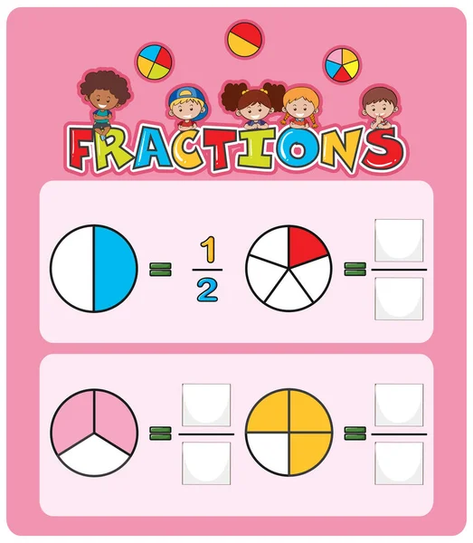 Pecahan matematika Vector Art Stock Images | Depositphotos