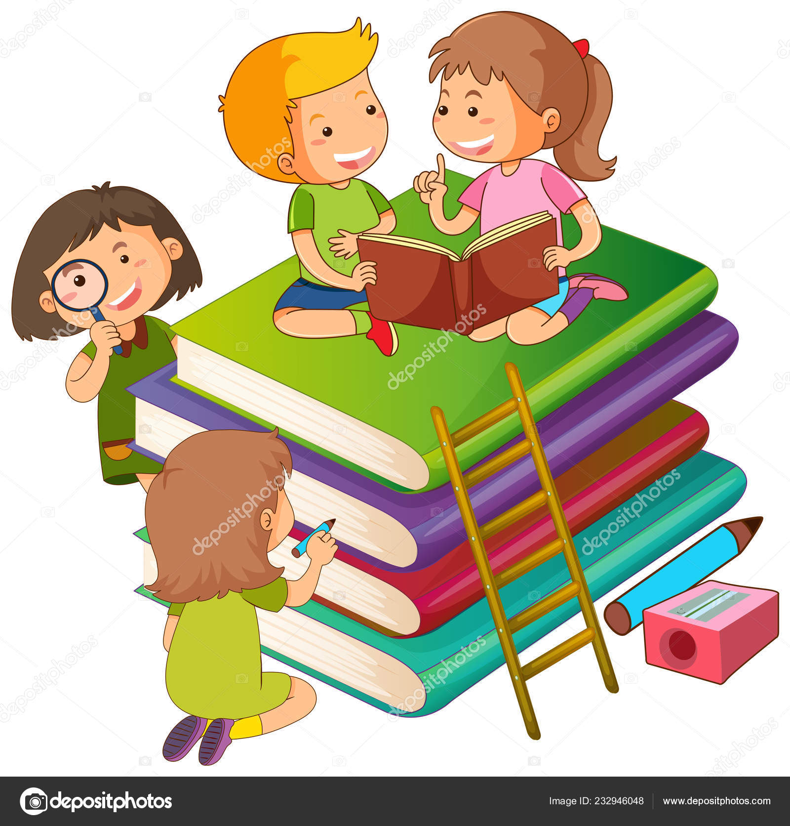 Childrens Books Clip Art