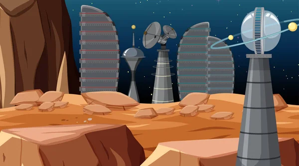 657 Alien city Vector Images | Depositphotos