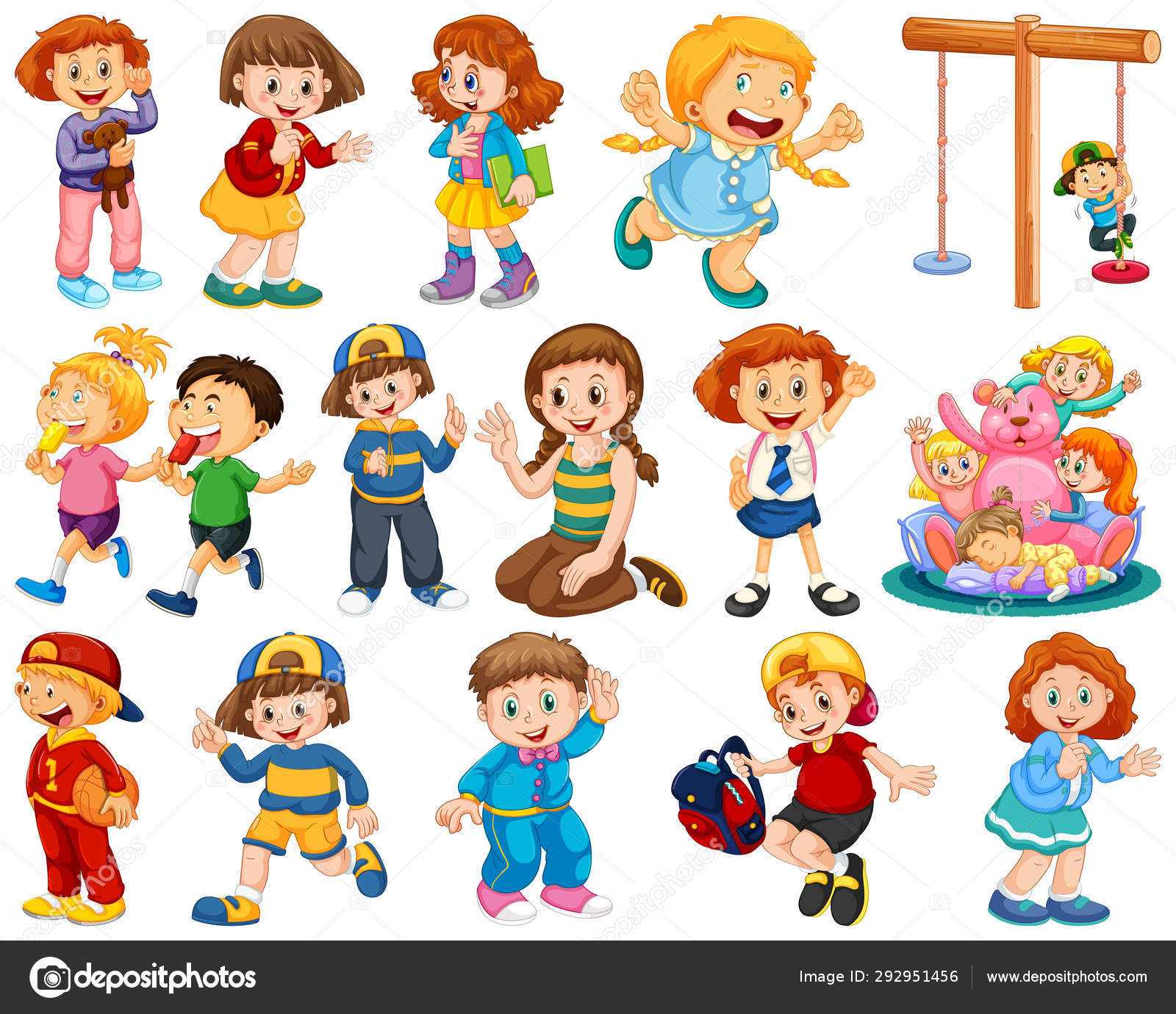 Children Acting Clipart