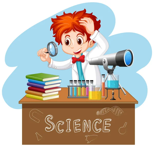 Cartoon science teacher Vector Art Stock Images | Depositphotos
