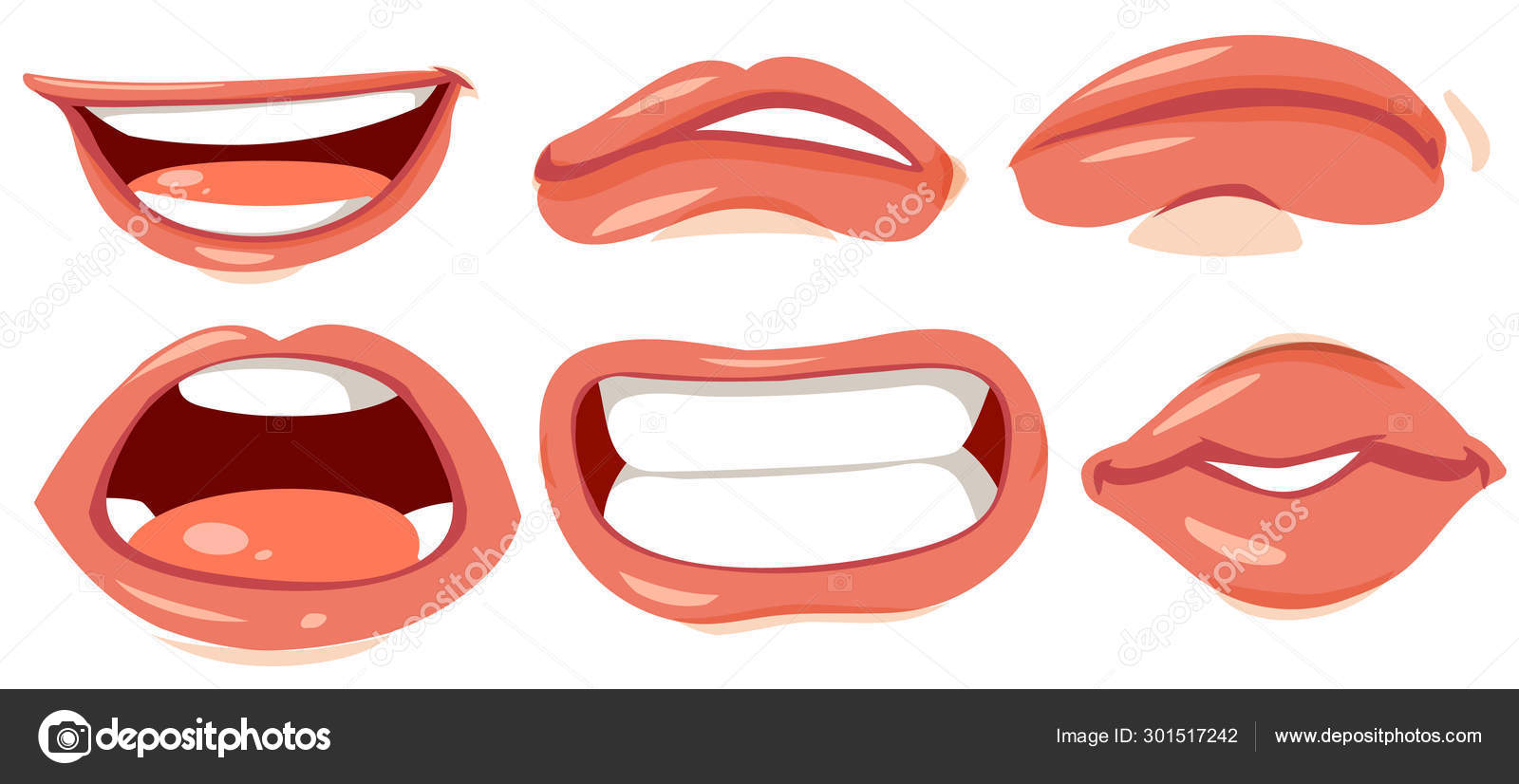 Man Mouth Vector
