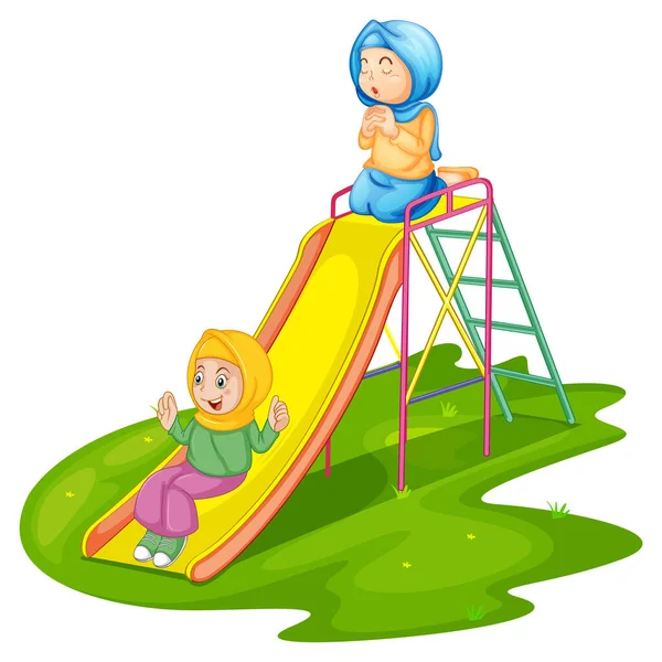 100,000 Niños en resbaladilla Vector Images | Depositphotos