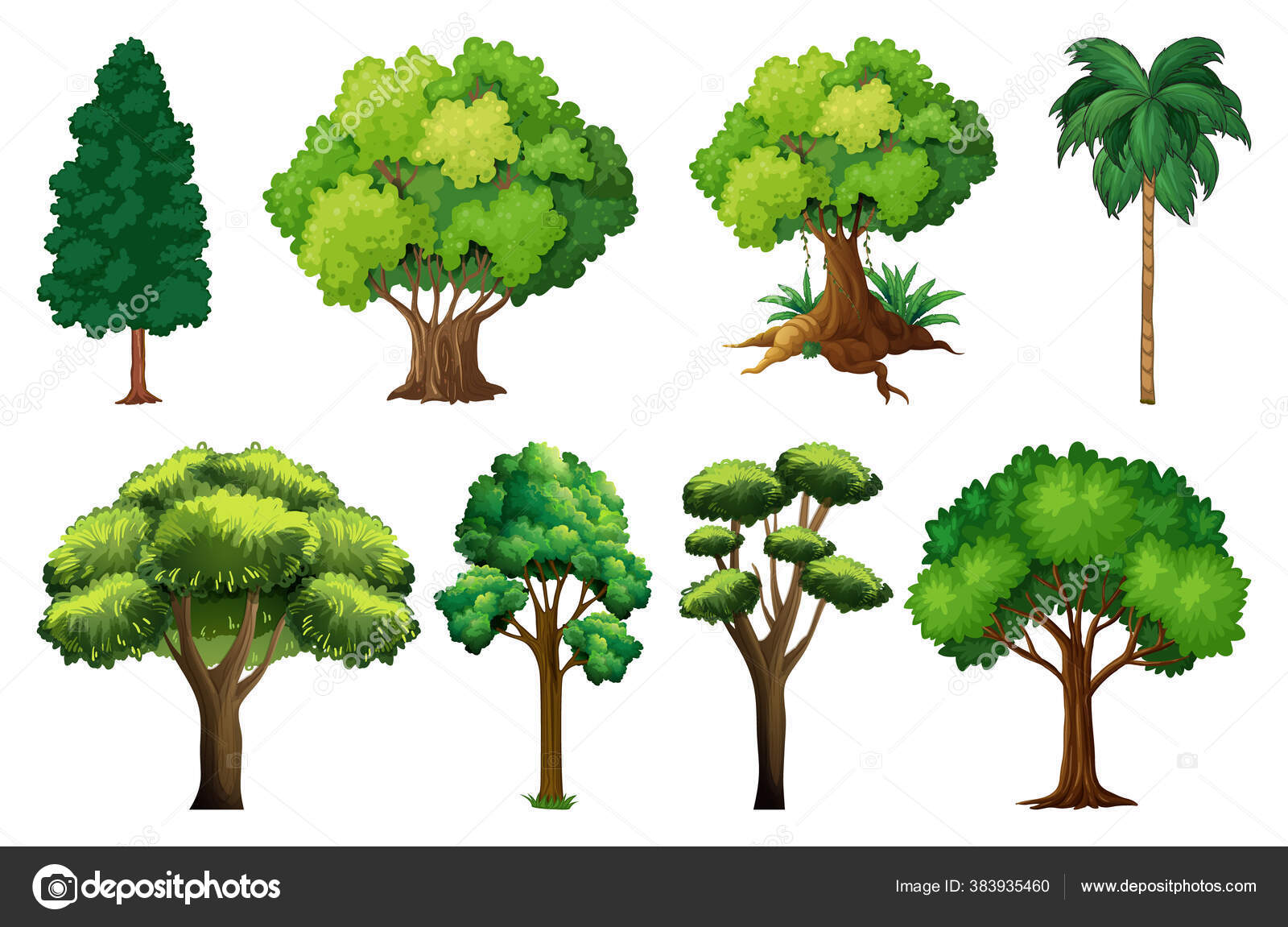 Forest Trees Clip Art