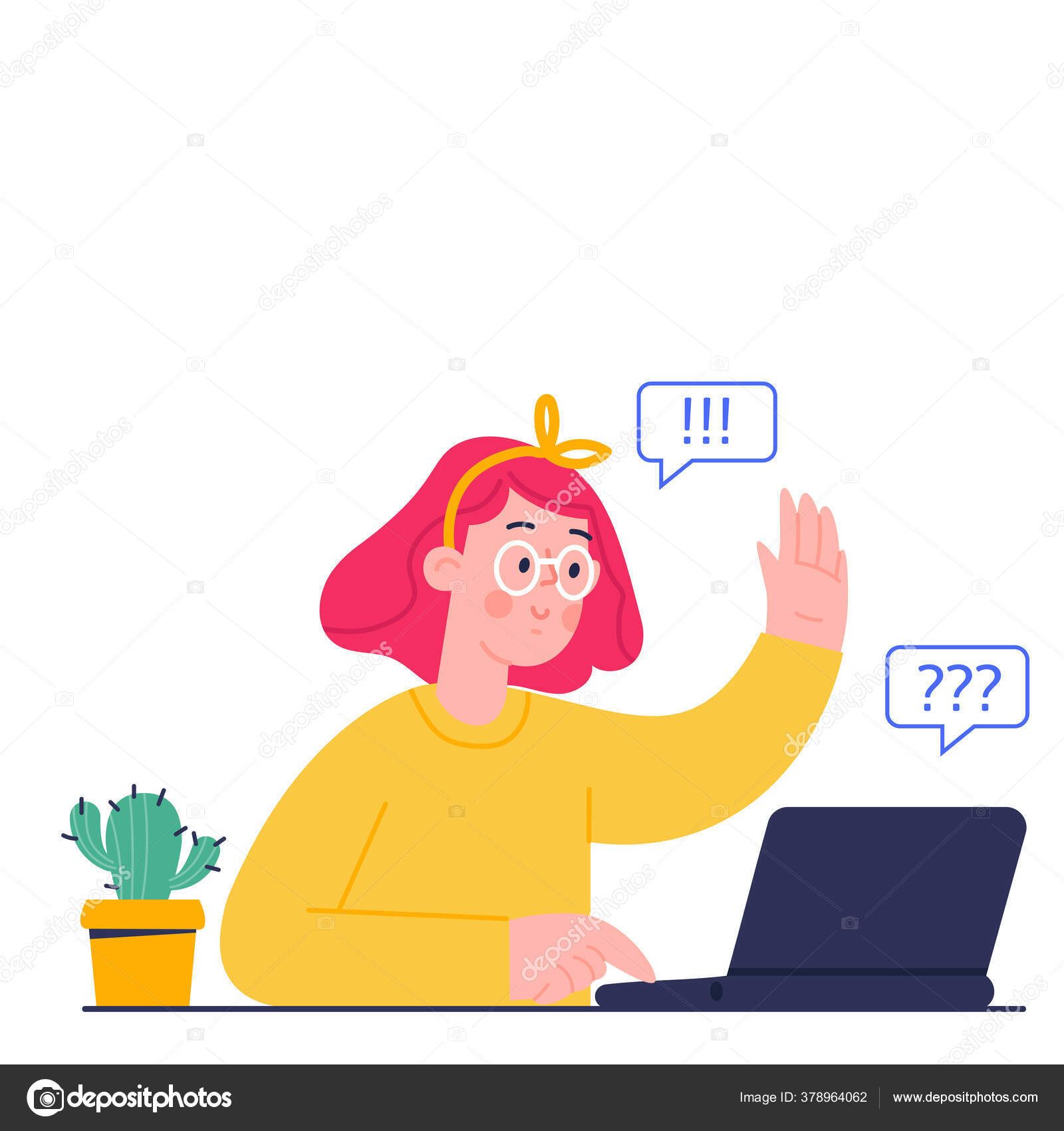 Distance Learning Cartoon