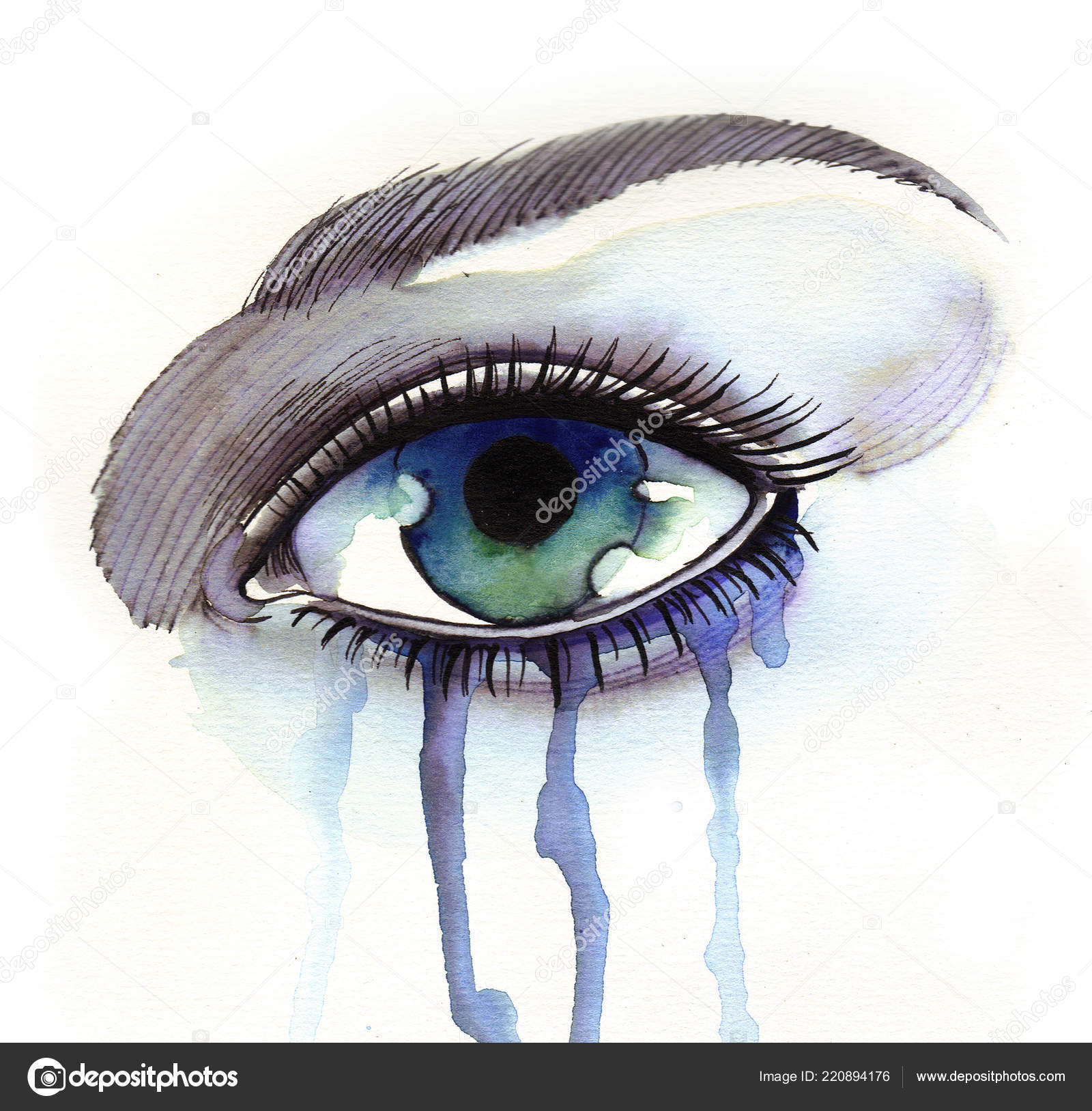 Beautiful Crying Eye