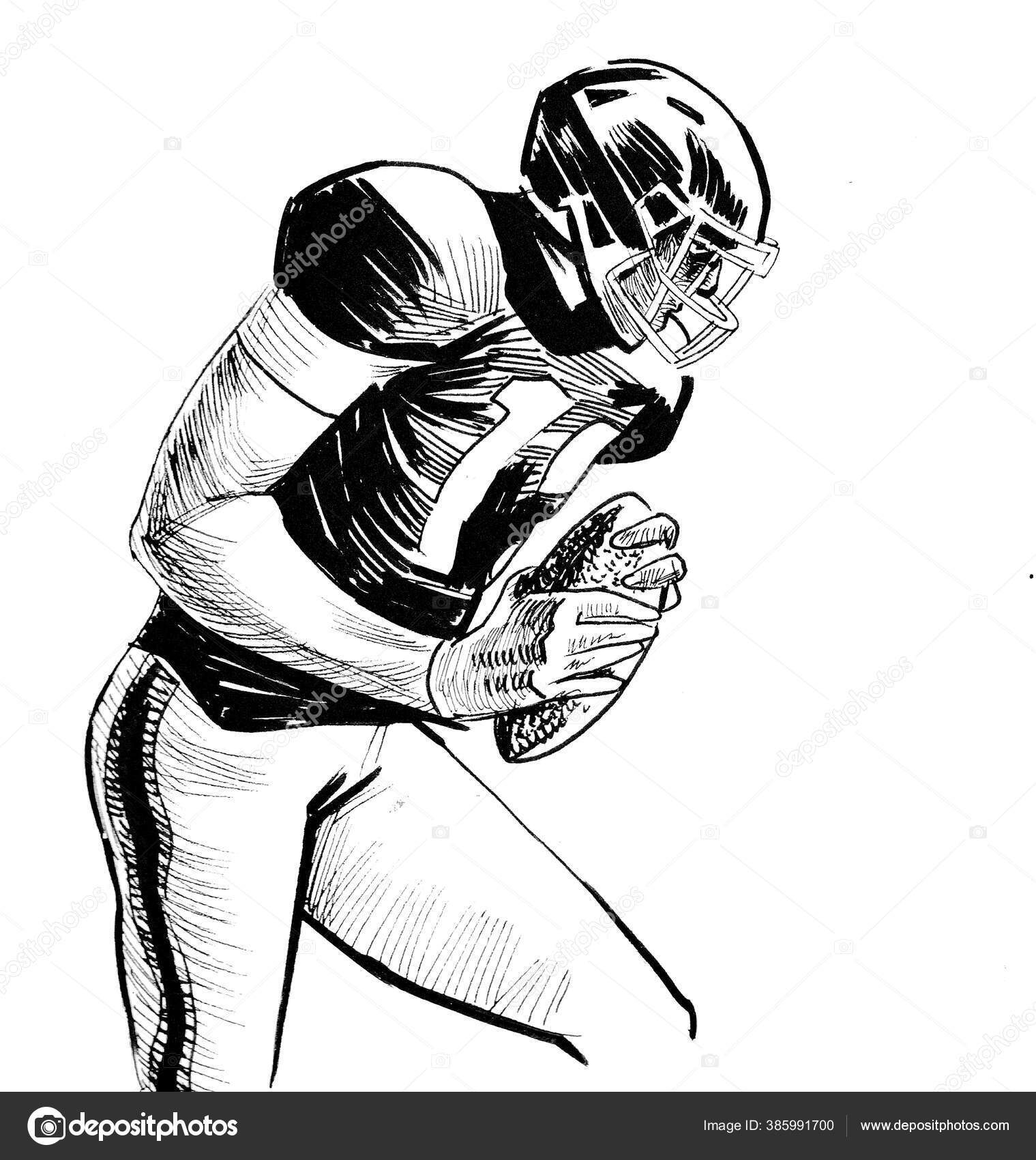 Nfl Football Drawings