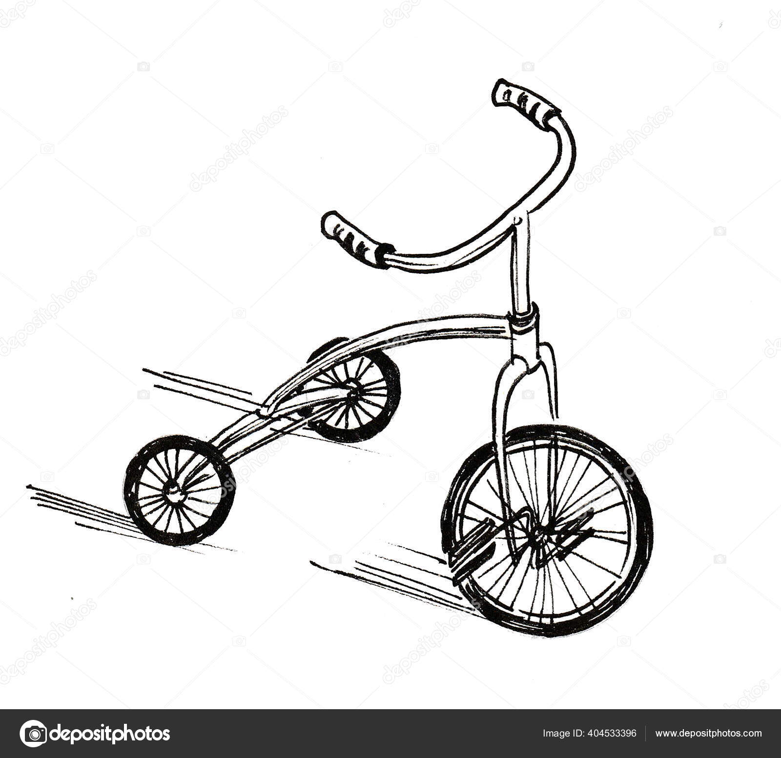 Simple Tricycle Drawing