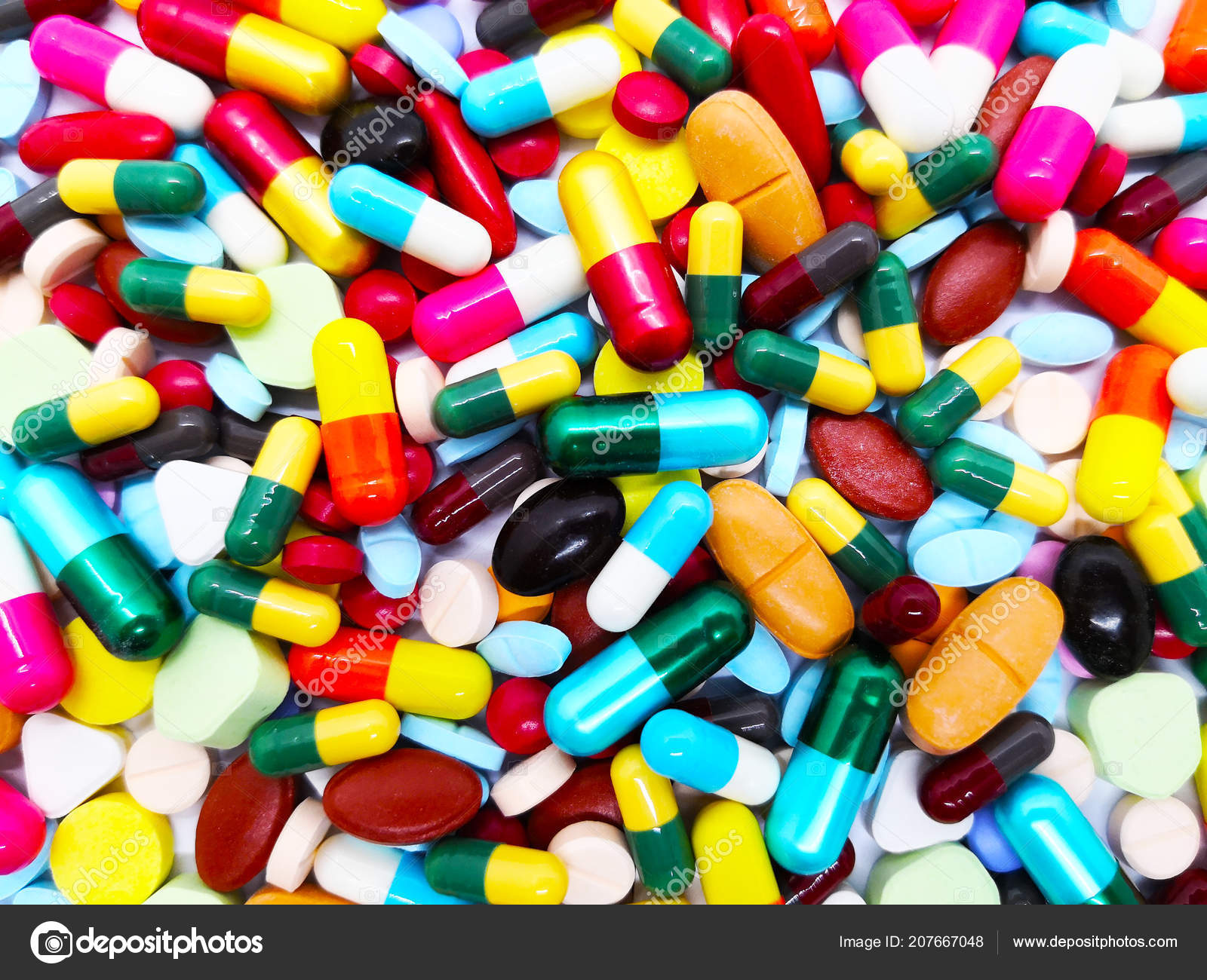 Colorful Drug Pills