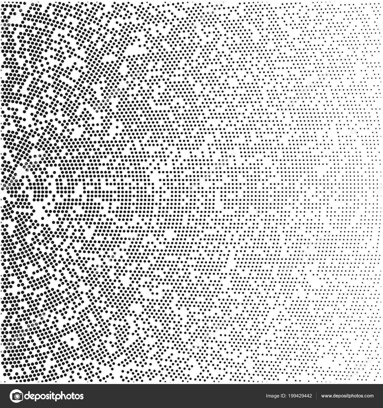 Radial gradient halftone, dots background. Modern dotted halftone ...