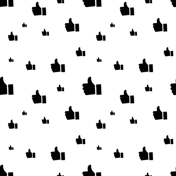 Like icon seamless pattern background. Business flat vector ...