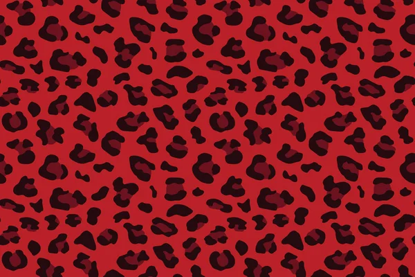 Red Leopard Print Wallpaper