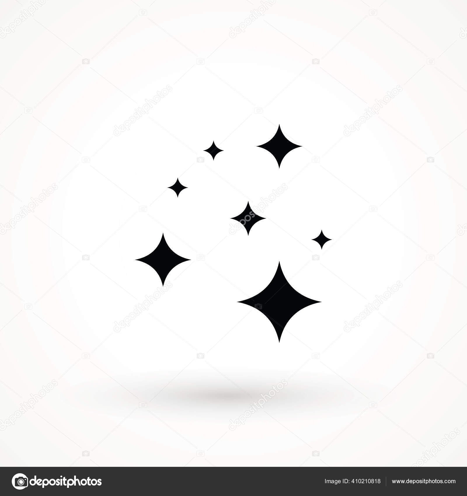 Shine Icon Clean Star Icon Sparkling Twinkling Sparkles Symbol Sparkle ...