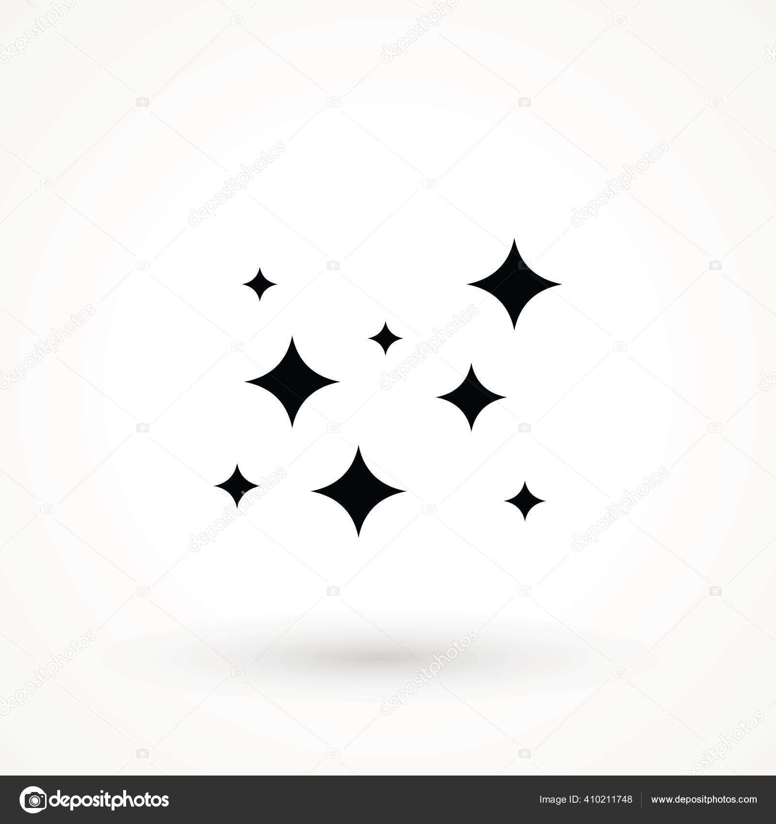 Shine Icon Clean Star Icon Sparkling Twinkling Sparkles Symbol Sparkle ...