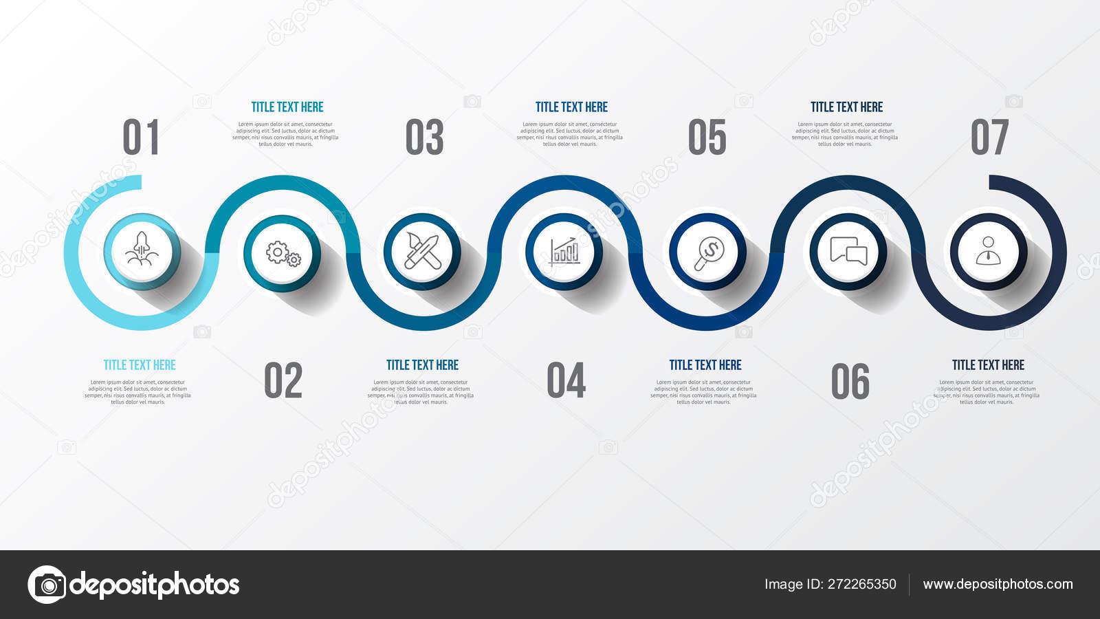 Blue Infographic with 3D table Stock Vector Image by ©YudiPC #272265350