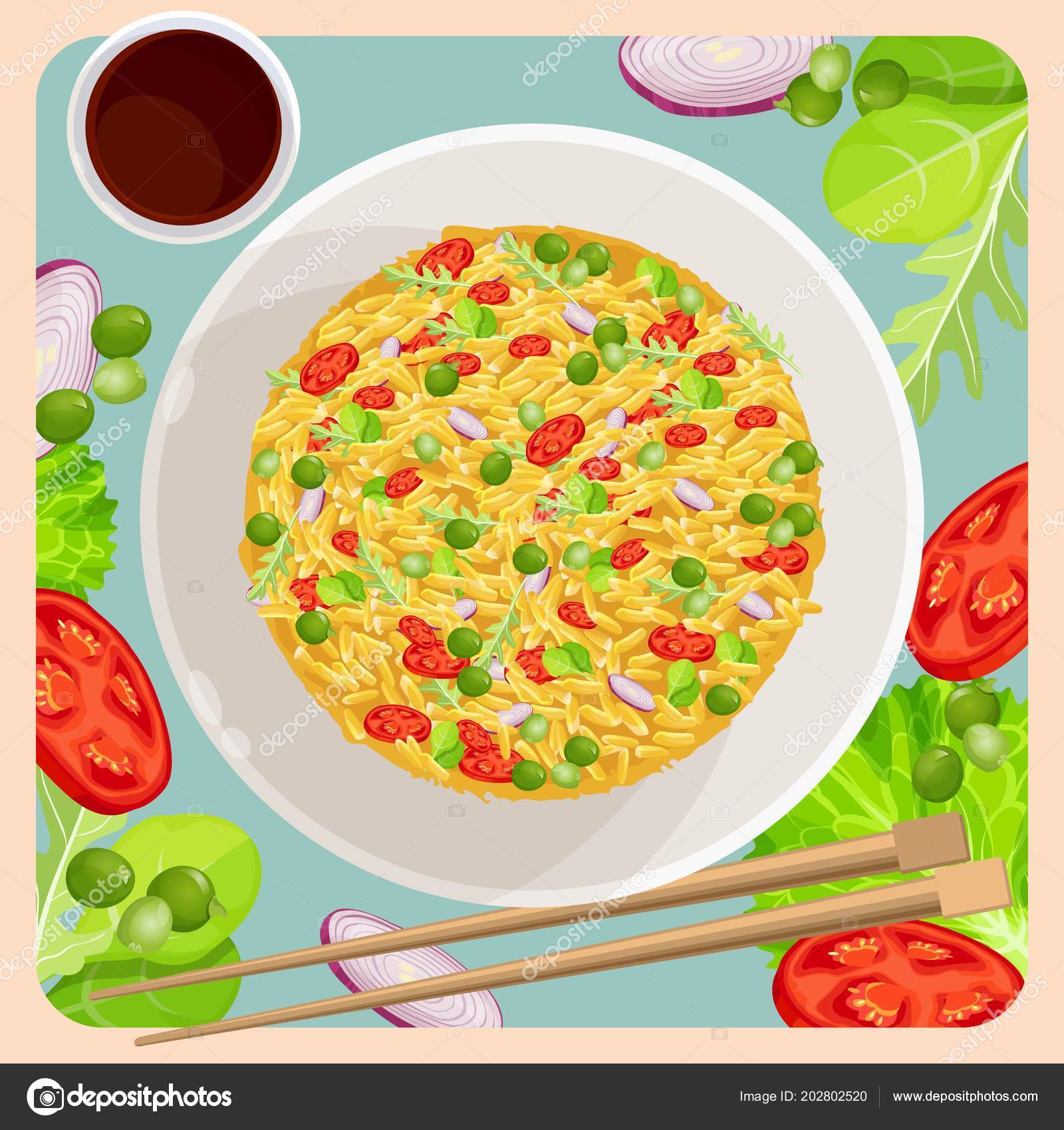 Fried Rice Clipart