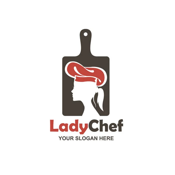 Desain Wanita Koki Diisolasi Dengan Latar Belakang Putih Vektor Stok ...