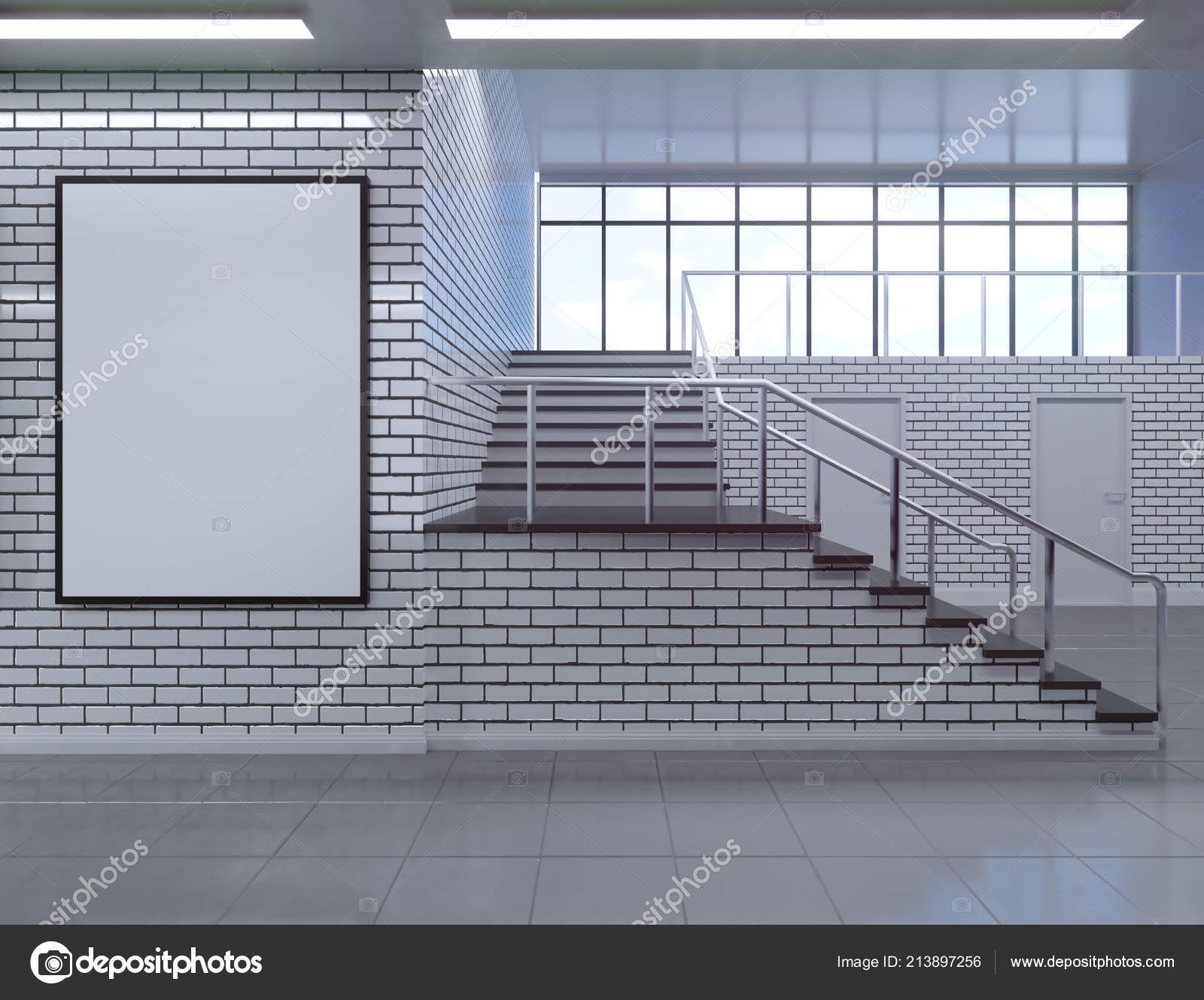 Modern School Corridor