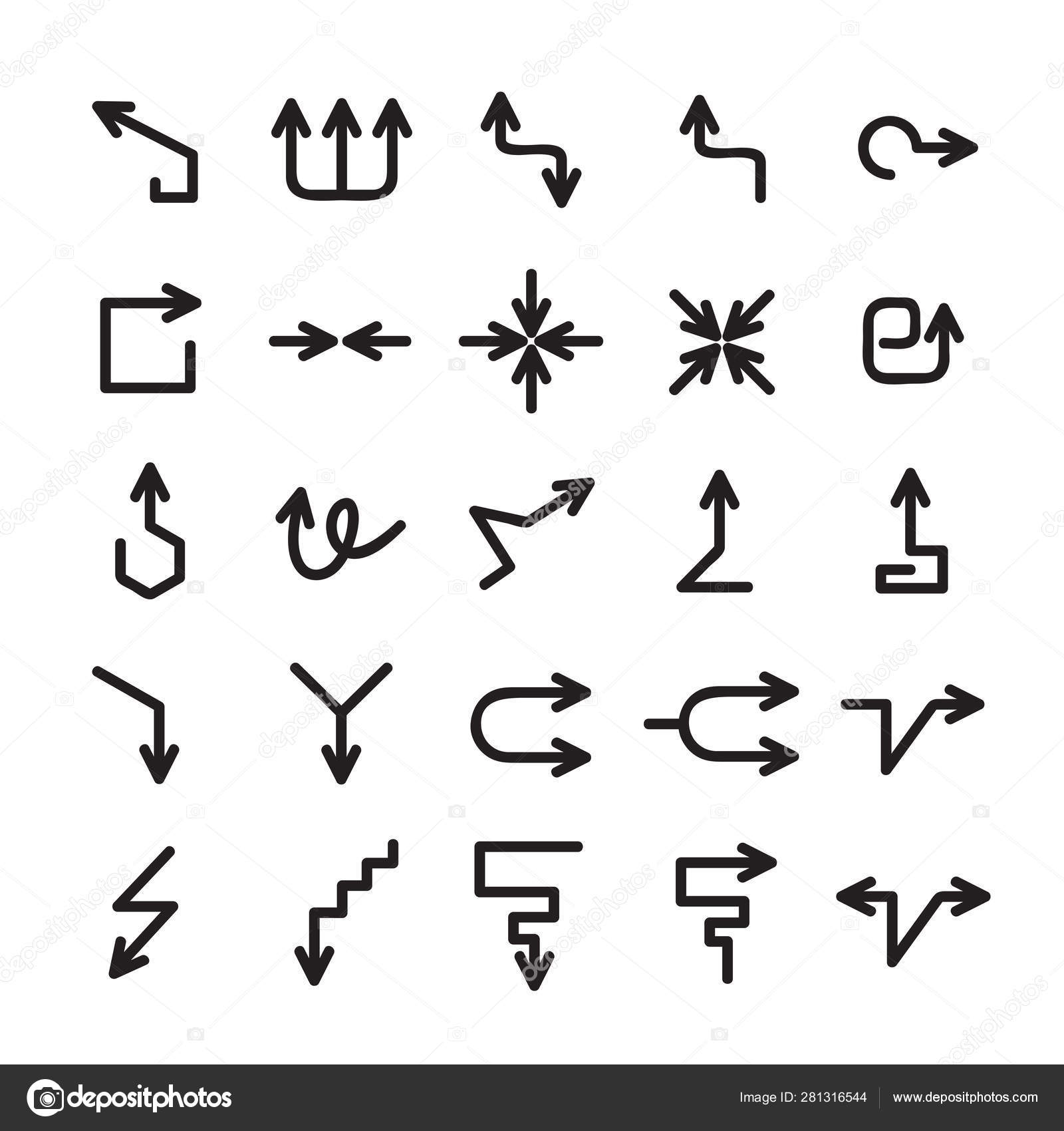 Vector Illustration Arrows Stock Vector by ©loopang 281316544