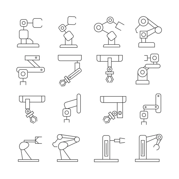 Industrial robot icons Stock Vector Image by ©wasiliyg #94946422