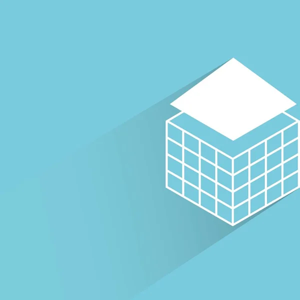 Abstract Aggregation Cube Dimensional Matrix Glyph Icon Stock Vector Image by ©Flatart #229030682