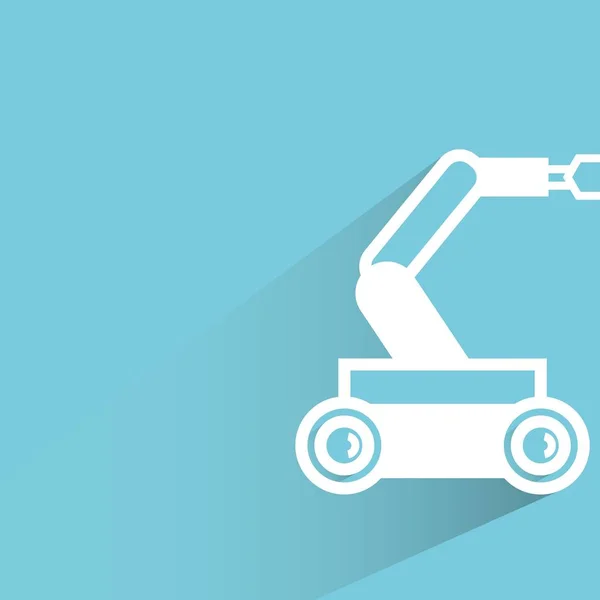 Robotic Arm Icon Vector Illustration Stock Vector by ©loopang 281329334