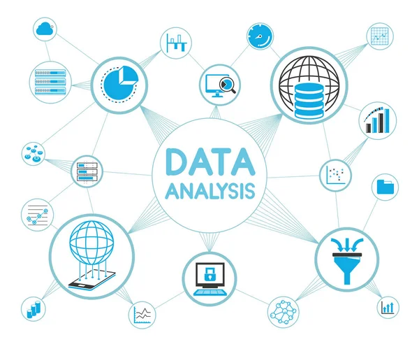 Vector Illustration Data Management Concept Stock Vector by ©loopang ...