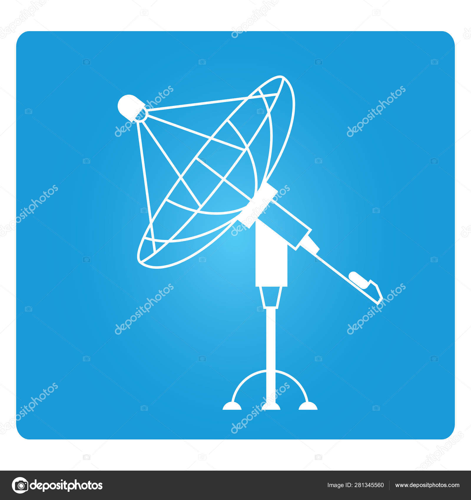 Antena Torre Comunicación Vector de stock #281345560 de ©loopang