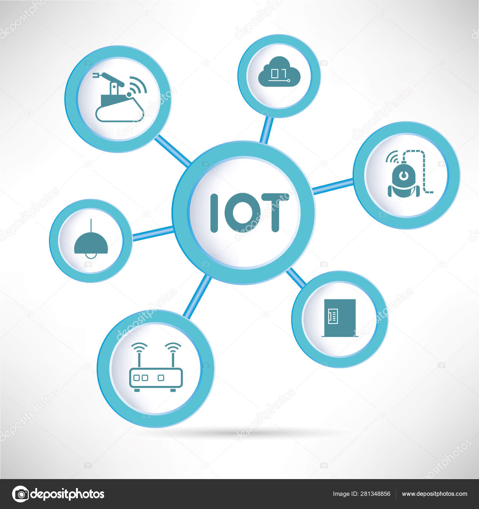 Vector Illustration Iot Web Icons Stock Vector by ©loopang 281348856 Vector Illustration Iot Web Icons Stock Vector by ©loopang 281348856
