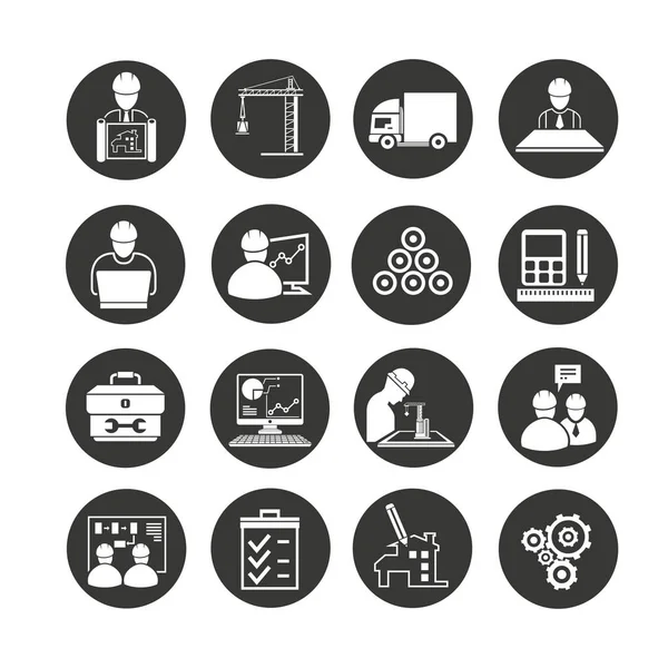 Management icons - BW series — Stock Vector © romancenek #10839366