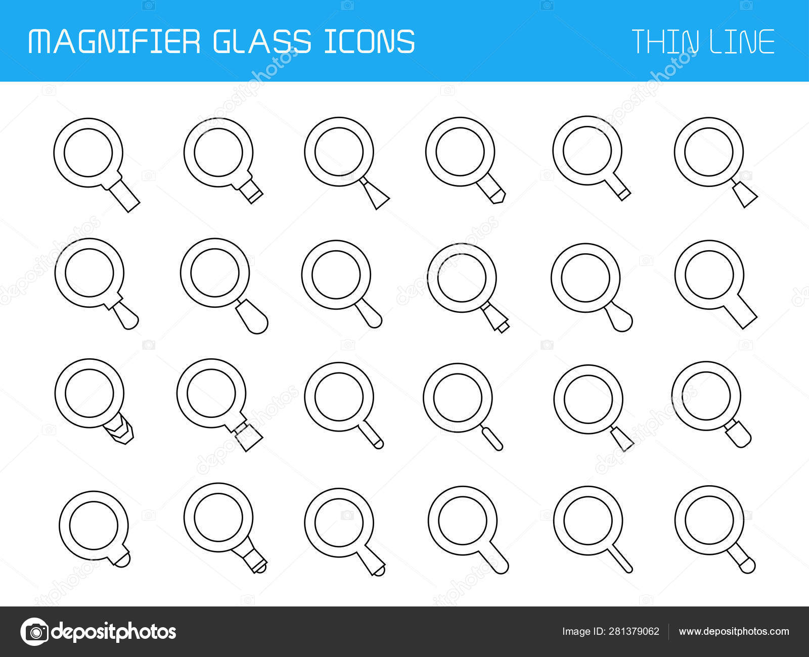 Magnificent Glasses Set Simply Vector Illustration Stock Vector Image ...