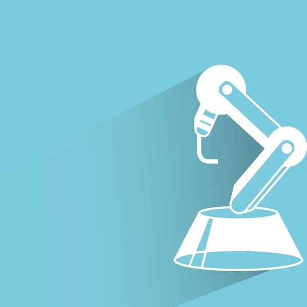 Robotic Arm Icon Vector Illustration Stock Vector by ©loopang 281329334