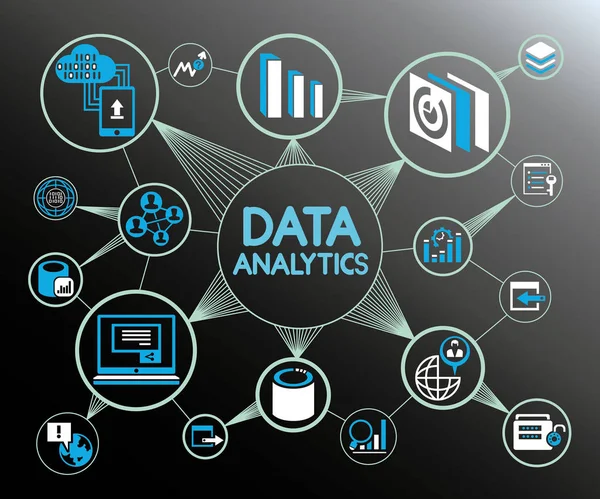 Vector Illustration Concept Data Analytics Stock Vector by ©loopang ... Vector Illustration Concept Data Analytics Stock Vector by ©loopang ...