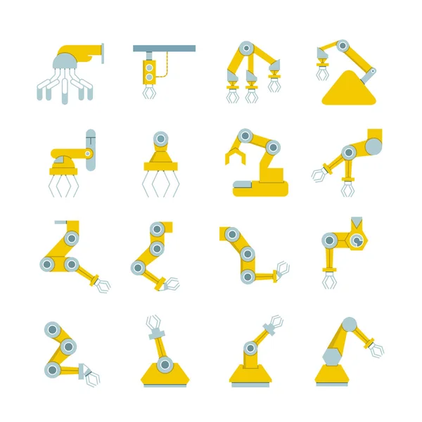 Robotic Arm Icons Vector Illustration Stock Vector by ©loopang 281331148