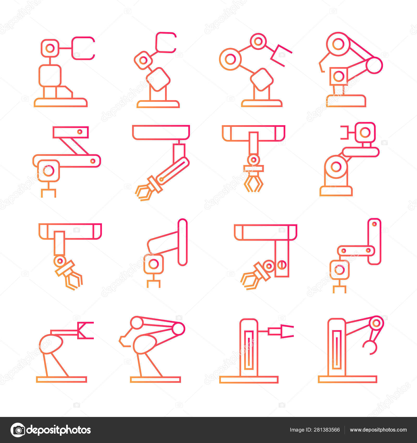 Vector Illustration Robots Icons Set Stock Vector by ©loopang 281383566 Vector Illustration Robots Icons Set Stock Vector by ©loopang 281383566