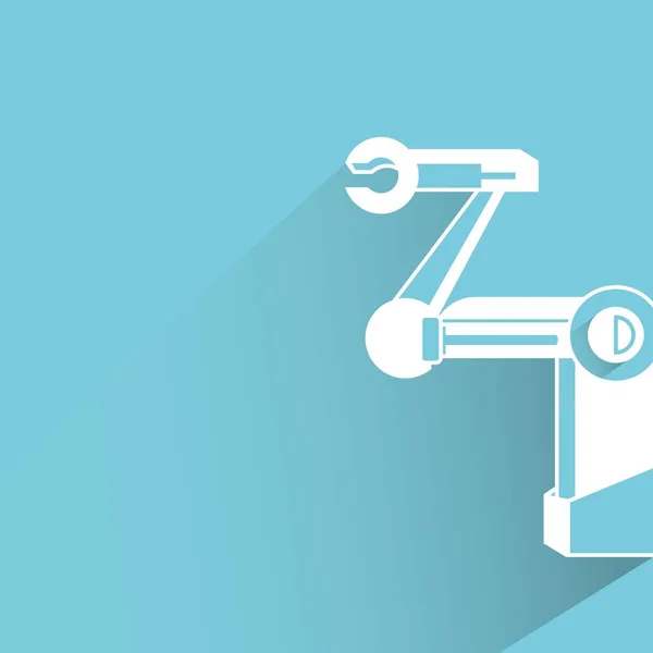 Robotic Arm Icon Vector Illustration Stock Vector by ©loopang 281329334