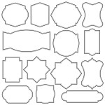 24 blank labels set (vector) Stock Vector Image by ©milalala #5314346