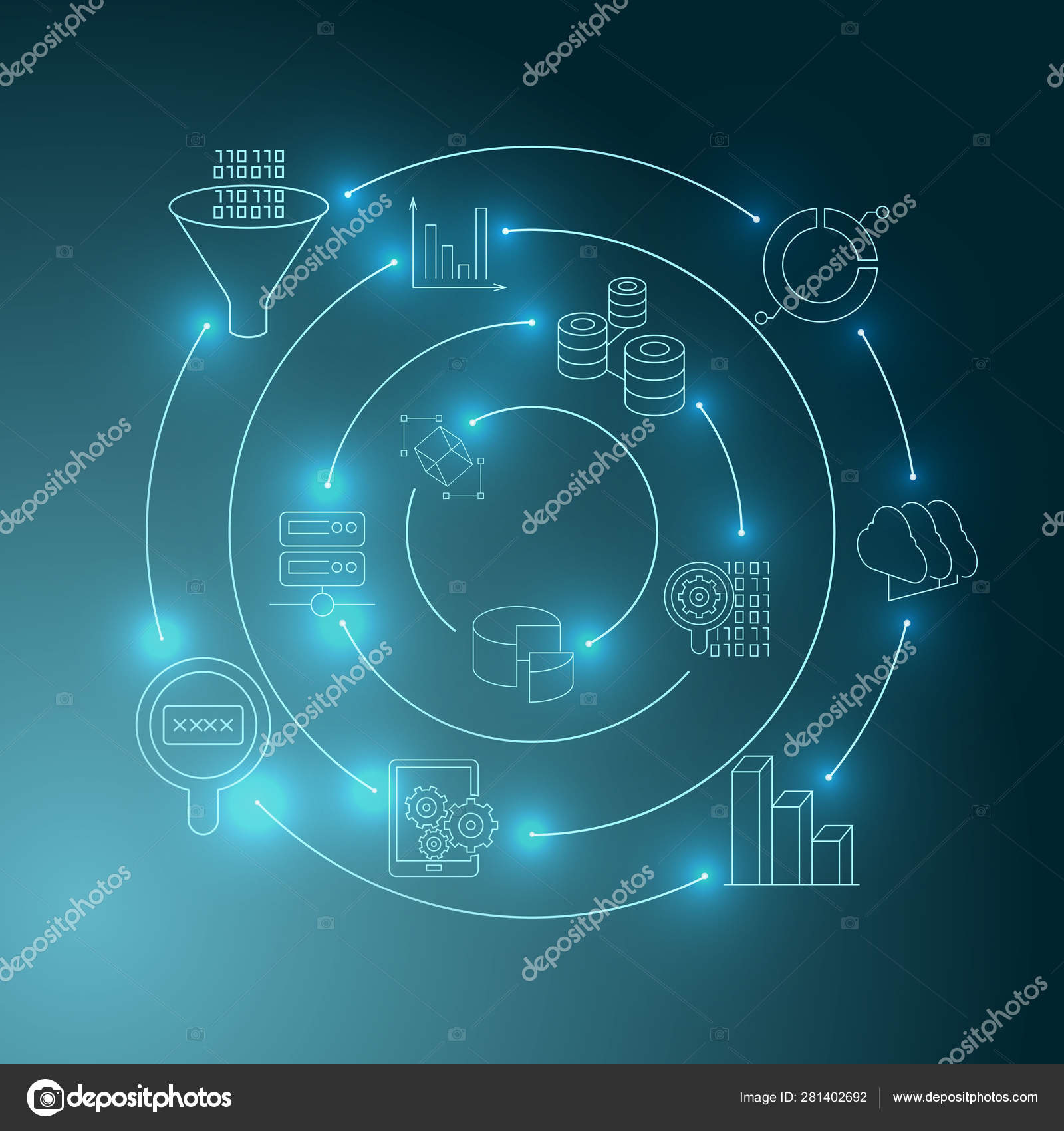 Business Background Vector Illustration Stock Vector by ©loopang 281402692
