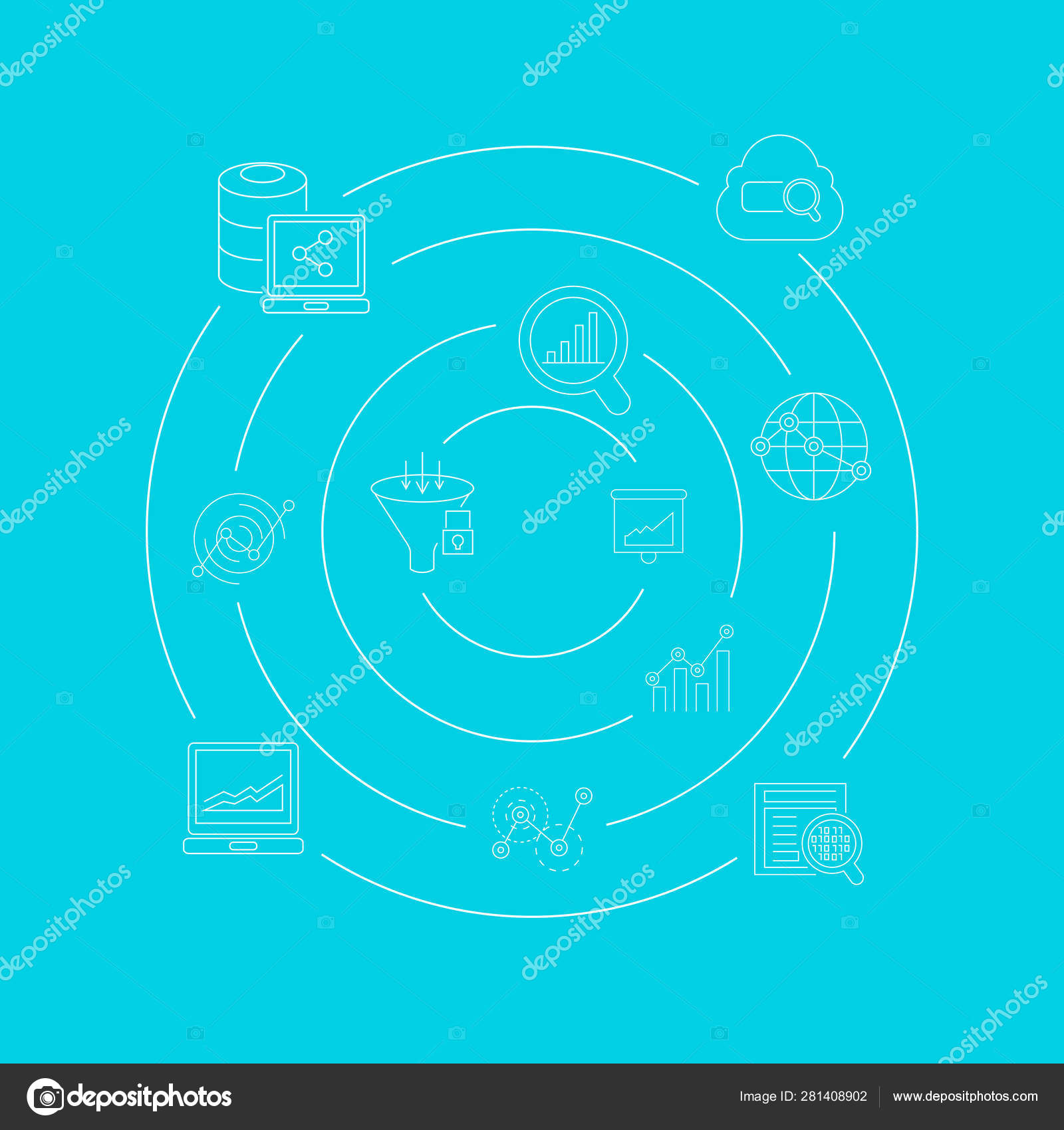 Business Background Vector Illustration Stock Vector by ©loopang 281408902