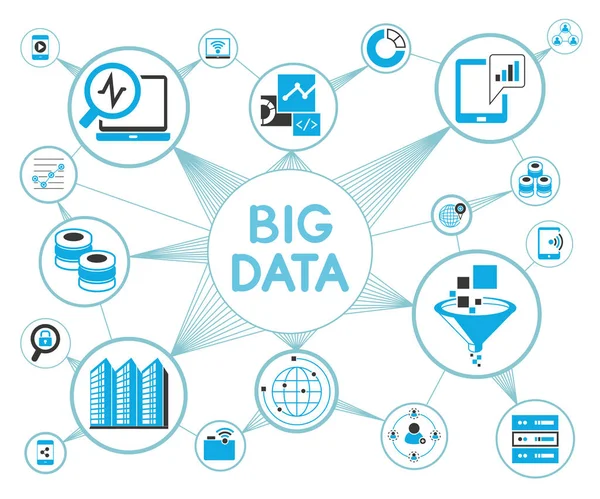 Vector Illustration Concept Data Stock Vector by ©loopang 281401508